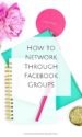 How to Network Through Facebook Groups - Amy Howard Social