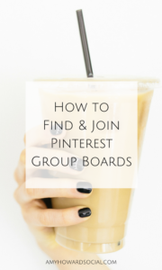 How to Find and Join Pinterest Group Boards - Amy Howard Social